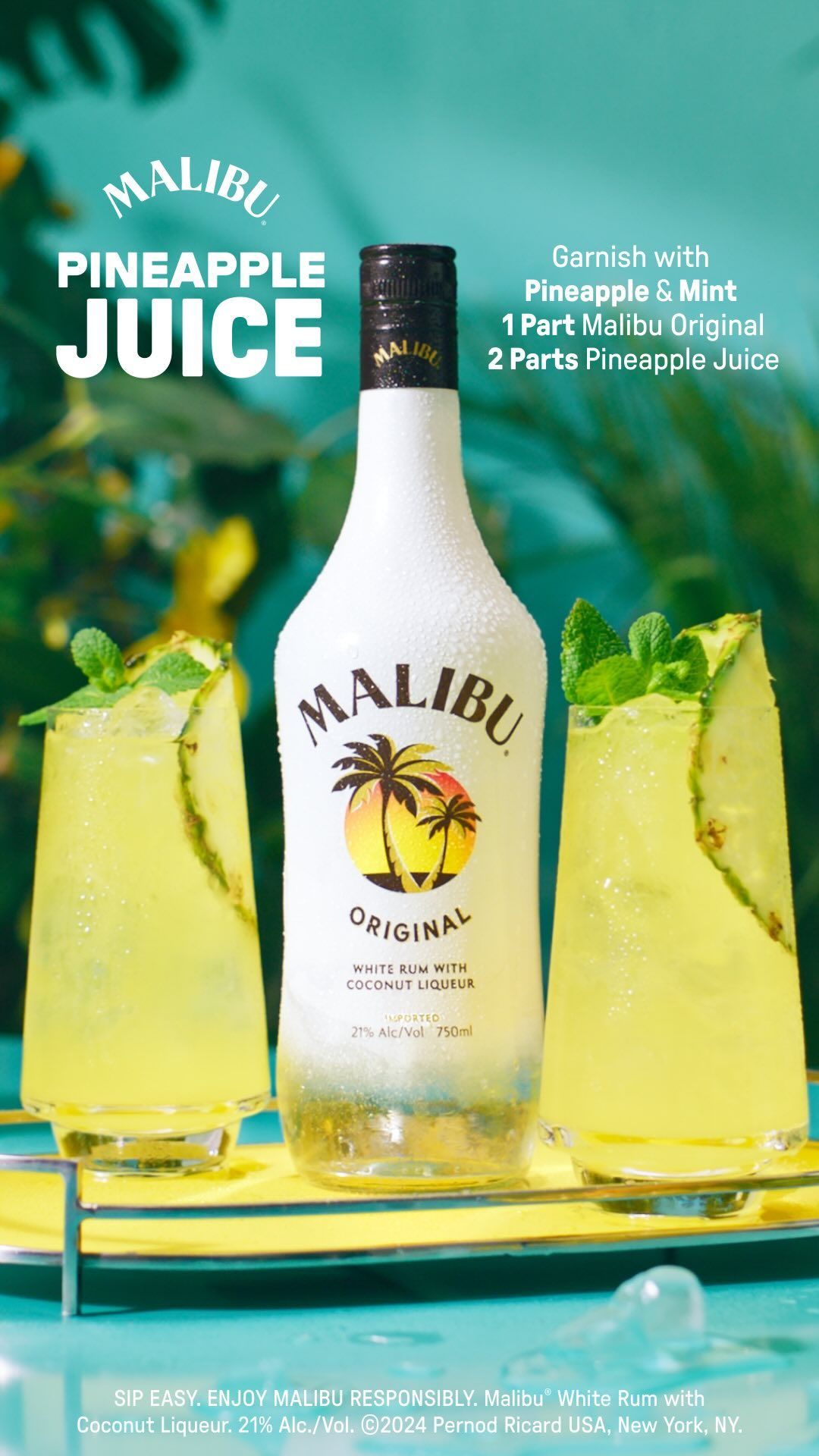 Top Rated Piña Colada Drink Recipe - Malibu Drinks