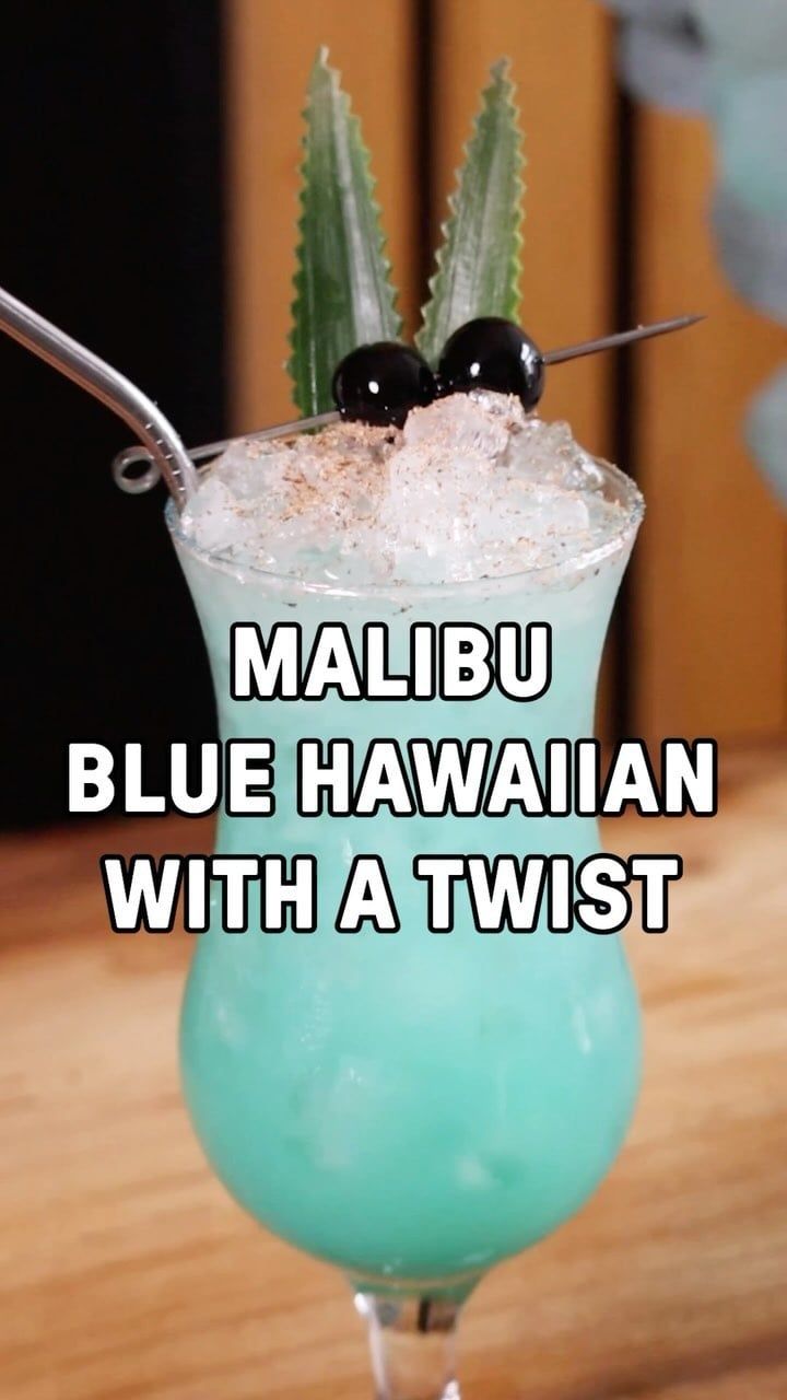 Malibu Blue Hawaiian Drink Recipe - Malibu Drinks